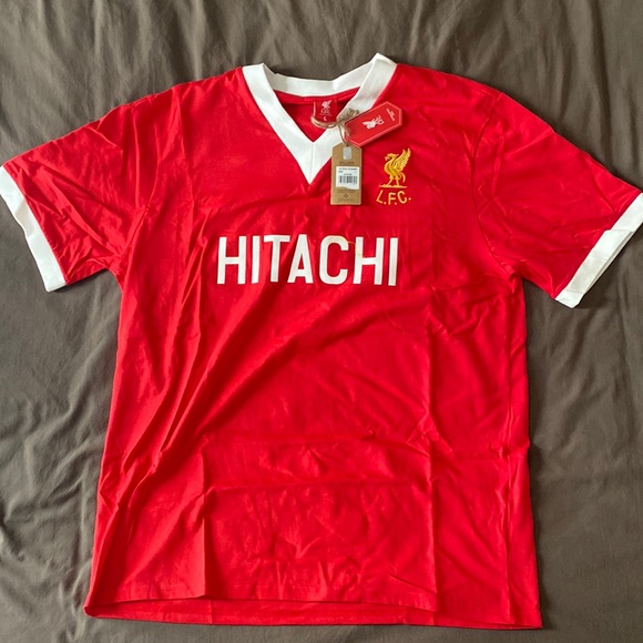 Liverpool | Shirts | Liverpool Fc Hitachi 78 Shirt Red Large | Poshmark